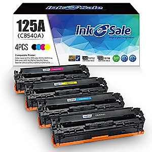 INK E-SALE Remanufactured Toner Cartridge Replacement for HP 125A CB540A CB541A CB542A CB543A Canon 116 Toner 4 packs Set for HP LaserJet CP1215 CP1518ni CP1515n CM1312nfi CM1312 MFP Printer