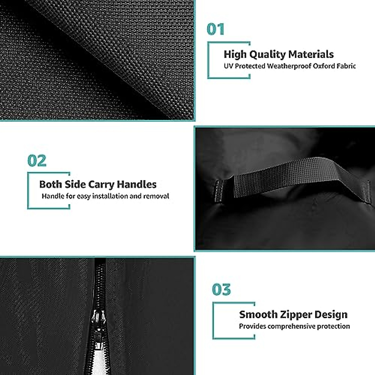 Bicherub Hanging Porch Swing Cover 420D Waterproof Outdoor Hanging Swing Cover for Patio Garden Hanging Swing Chair 56 Lx32 Wx25 H, Black