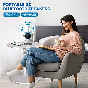 COMFIER Cute Cartoon Astronaut Bluetooth Speaker,Small Portable Wireless Speaker with TWS Pairing,Loud Stereo Sound, Decor for Home/Party/Outdoor/Beach,Fashion Style Bedroom Office Desk for Child