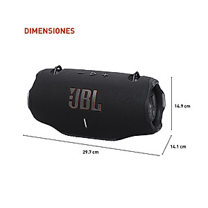 JBL Xtreme 4 - Portable Bluetooth Speaker, Powerful Sound and Deep Bass, IP67 Waterproof, 24 Hours of Playtime, Powerbank, PartyBoost for Multi-Speaker Pairing (Black) (Renewed)