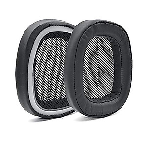 G433 Ear Pads Replacement Ear Cushion Compatible with Logitech G433 G233 G-pro Headphones (Black pu)