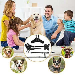 PLKO Dog Knee Brace with Side Stabilizers - Support for ACL, Knee Cap Dislocation, Arthritis - Warmth, Stability, and Pain Relief(Size: XXXL)