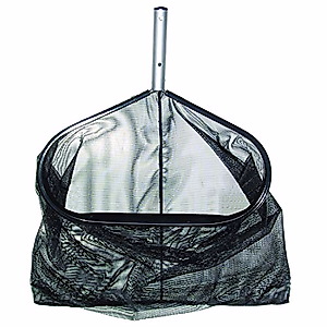 Poolmaster 21196 Heavy-Weight Deluxe Aluminum Swimming Pool Leaf Rake, Premier Collection, Black