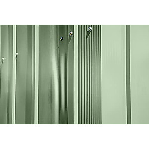 Arrow Classic Steel Storage Shed, 8x6, Sage Green