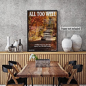 Music Poster Home Decor Taylor By Singer Album Cover Posters By Art Canvas Wall Art Hanging Picture Print Living Room Bedroom Decorative Painting (F,12x18in Unframe)