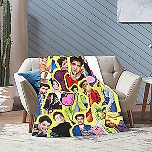 Blanket Paul Dano Soft and Comfortable Warm Fleece Blanket for Sofa,Office Bed car Camp Couch Cozy Plush Throw Blankets Beach Blankets