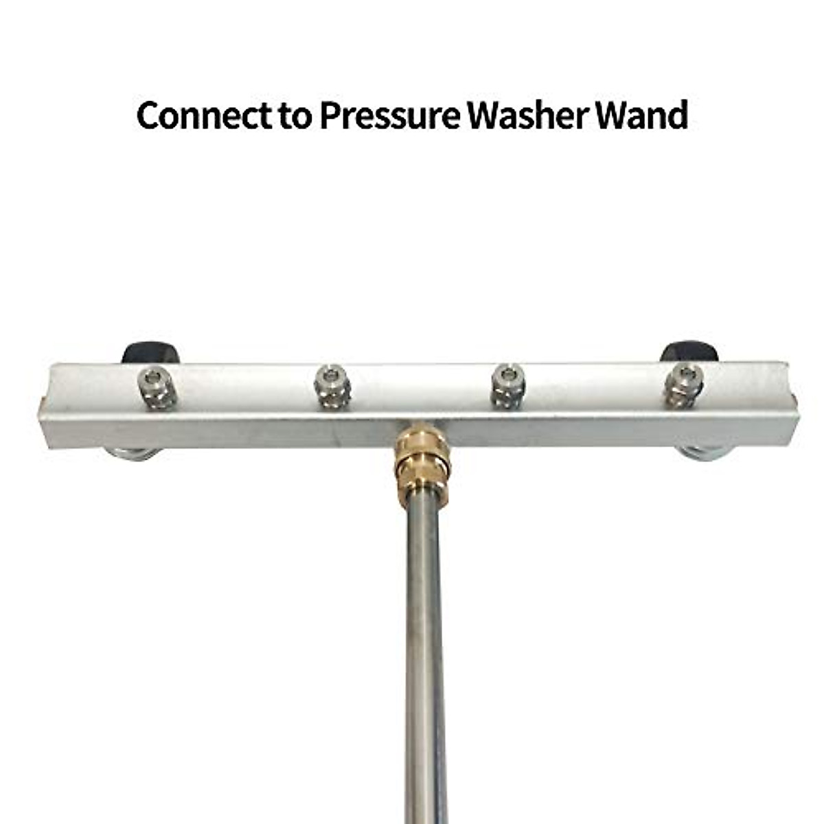 Hourleey Pressure Washer Undercarriage Cleaner, Undercarriage Water Broom with 13 Inch Extension Wand and 45-Degree Angled Wand, 4000 PSI