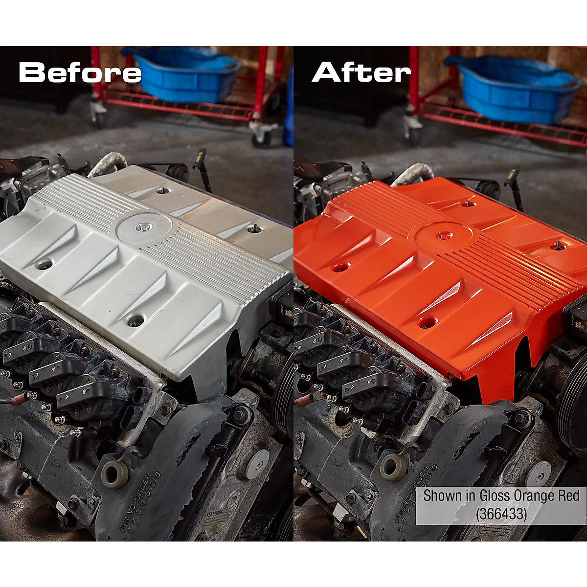 Rust-Oleum 366436 Engine Enamel Spray Paint, 11 oz, Gloss Grabber Green, (Pack of 1)