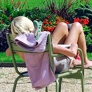 6 Pieces Beach Towel Clips, Flip Flop Towel Holders, Flamingo Chair Clips, Parrot Clips, Clothes Pins in Prefect Size for Pool Loungers Blanket