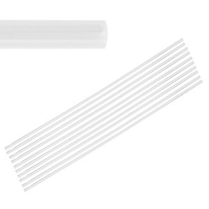 1000MM 10,20x14MM Water Cooling Tube, PETG Colorful Acrylic Water Cooled Pipe Fitting for Computer Color & Quantity Optional Transparent 10pcs