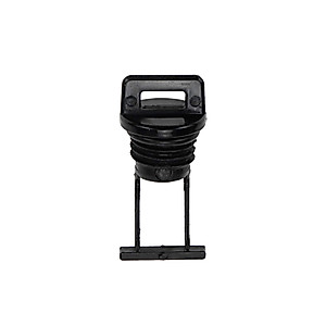 Quluxe 4 Pcs Black Plastic Hull Drain Plug Kit, Kayak Canoe Boat Drain Holes Plugs Replacement Accessories