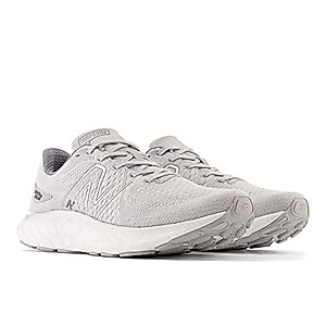 New Balance Men's Fresh Foam X Evoz V3 Running Shoe, Graphite/Aluminum Grey/Silver Metallic, 7.5 X-Wide