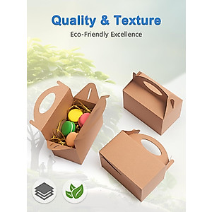 Shallive Mermaid Party Treat Boxes 30 Pcs Pink Scale Candy Cookies Gift Box DIY Favor Bags Snack Goodies Cardboard Gable Box with Handles Perfect for Girls Under the Sea Theme Birthday Party Gift Giving Baby Shower Decoration