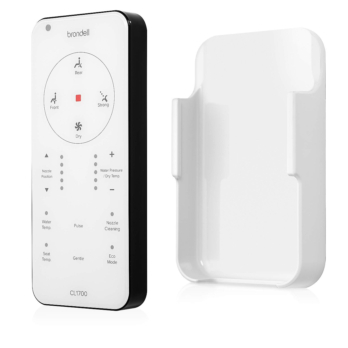 Brondell CL1700 Swash Round Advanced Bidet Seat, Fits Round Toilets, White