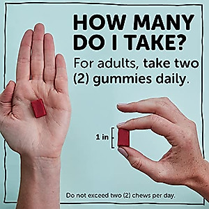 SmartyPants Adult Daily Mineral Vitamins: Calcium, Magnesium Citrate, D3, Zinc & Chromium for Immune Support, Energy, Bone & Muscle Function, 60 Soft Chews (30 Day Supply)