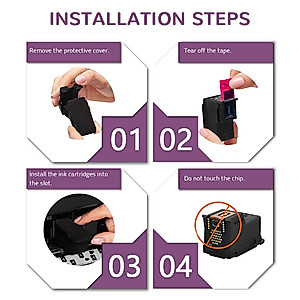 Inktopia Remanufactured Ink Cartridge Replacement for HP 64XL 64 XL for HP Envy Photo 7858 7855 7155 6255 6220 7120 6232 6255 7158 7164 Envy 5542 Tango X Terra Printer ( 2 Black )