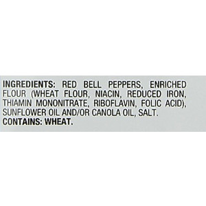 Fresh Gourmet Crispy Red Peppers | Low Carb | Crunchy Snack and Salad Topper, 3.5 Ounce (Pack of 6)
