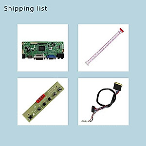 HDMI VGA DVI LVDs Controller Board 40Pin for 15.6" 1366x768 LP156WH2 LP156WH3 LP156WH4 TL B156XW02 N156B6-L0b LCD Screen