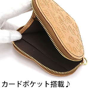 Sanrio Hello Kitty Fresh No.87070 Genuine Leather Coin Case, Coin Purse, Mini Wallet, Cowhide Leather, Women's, Hello Kitty Fresh Series, biege