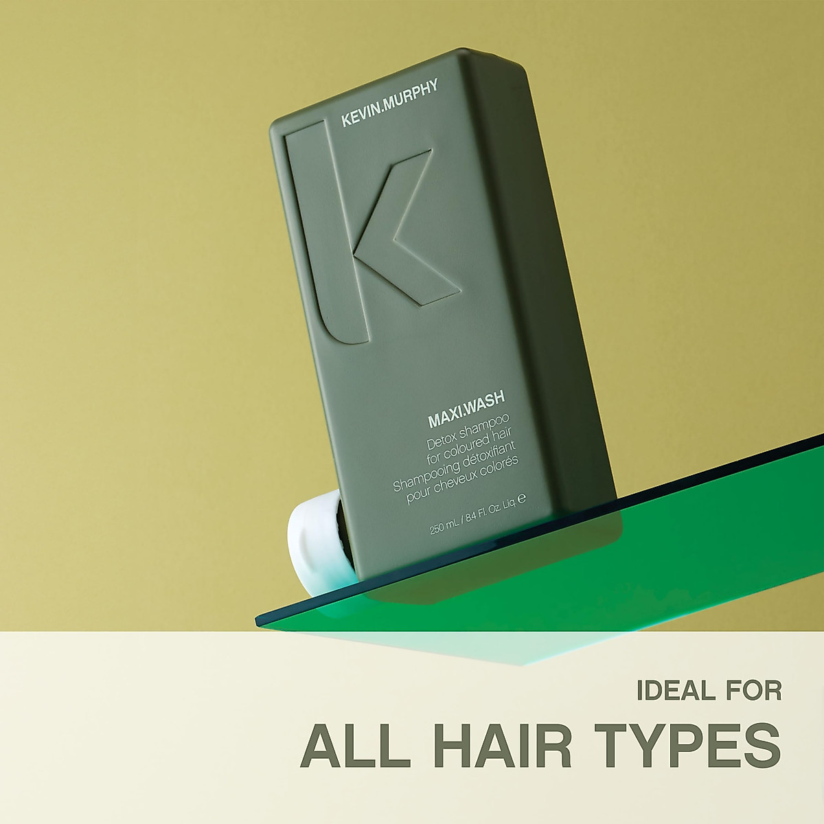 KEVIN.MURPHY MAXI.WASH - Detox Shampoo - Removes Build-Up & Minerals - Colour Safe Shampoo - Also a Scalp Shampoo - Sulphate Free & Paraben Free - 250 mL / 8.4 fl oz