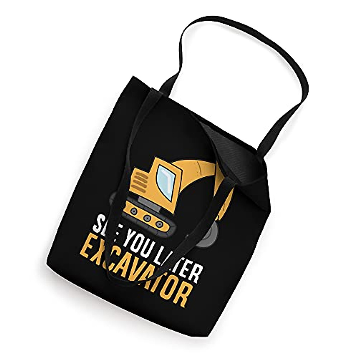 See You Later Excavator Kids Toddler Boys Excavator Tote Bag