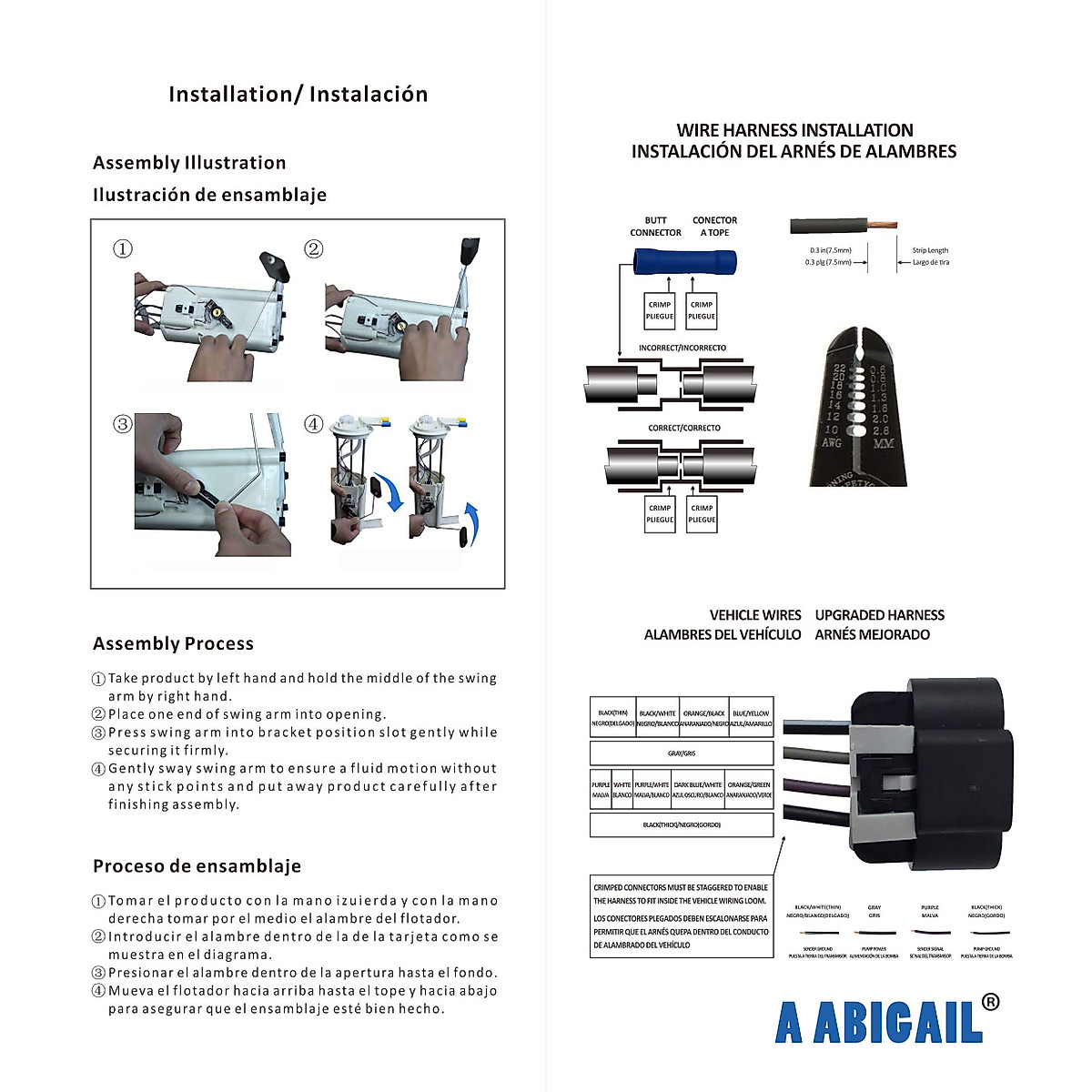 Fuel Pump E2293M Compatible with 2001 2002 2003 ford ranger 4.0L-V6, 2001 2002 2003 mazda B2300 B3000 B4000 4.0L-V6