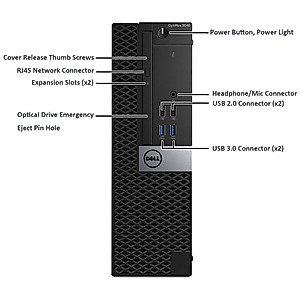 DELL OptiPlex 3040 SFF Desktop Computer Intel Quad Core i5-6500 3.2GHz up to 3.6GHz 16GB Ram 512GB SSD Built-in WiFi & Bluetooth HDMI Dual Monitor Support Wireless Keyboard & Mouse Win10 Pro (Renewed)