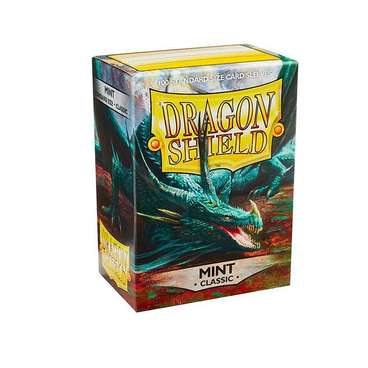 Dragon Shield Classic Gold Standard Size 100 ct Card Sleeves Individual Pack