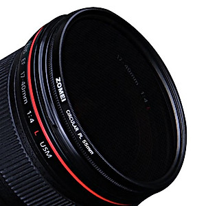 Zomei 55mm CIR-PL Circular Polarizing CPL Filter for Canon Nikon Sony Pentax Fujifilm Olympus DSLR Camera Lens