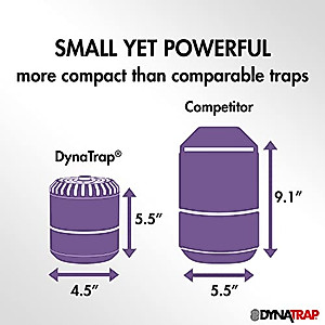 DynaTrap DT152 Indoor Insect Trap and Killer – Catches and Kills Fruit Flies, Gnats, Moths, Mosquitoes & Other Flying Insects