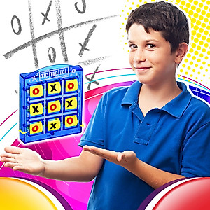 JA-RU Portable Tic Tac Toe (1 Pack) Classic Mini Board Games for Kids. Pocket Travel Size. Party Favor Birthday Stocking Stuffer. 3256-1