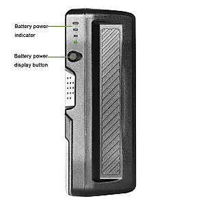 GVM V-Mount Battery with D-Tap and DC Outputs,160WH(10400mAh) V Mount Battery Compatible Video Camera Camcorder Broadcast with D-Tap and DC Outputs USB Ports