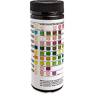 One Step Pet Urine Testing Strips, 100 x Urinalysis Parameter Tests for Dogs, Cats, Vets & Animals. Accurate Testing for Veterinarians Detects UTI, Diabetes, Bladder, Kidney, Liver, SG, pH, Glucose