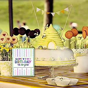 PH PandaHall Happy Birthday Pattern Clear Stamps, Transparent Rubber Stamps Words Candles Banner for DIY Scrapbooking Stamps Birthday Card Making Decoration Paper Photo Card Album Crafting