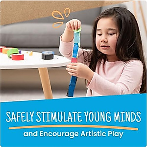 Craftzilla Colored Masking Tape – 11 Roll Multi Pack – 825 Feet x 1 Inch of Colorful Craft Tape – Vibrant Rainbow Colored Painters Tape – Great for Arts & Crafts, Labeling and Color-Coding