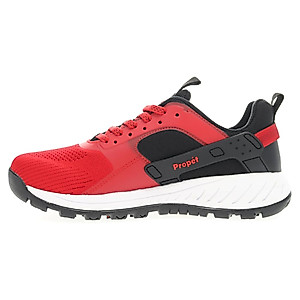Propét Womens Visper Hiking Shoe, Red, 13 X-Wide US