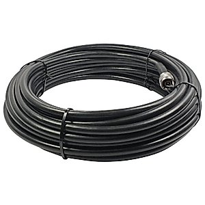 SureCall 100' SC-400 Ultra Low-Loss Coax Cable with N-Male Connectors - Black