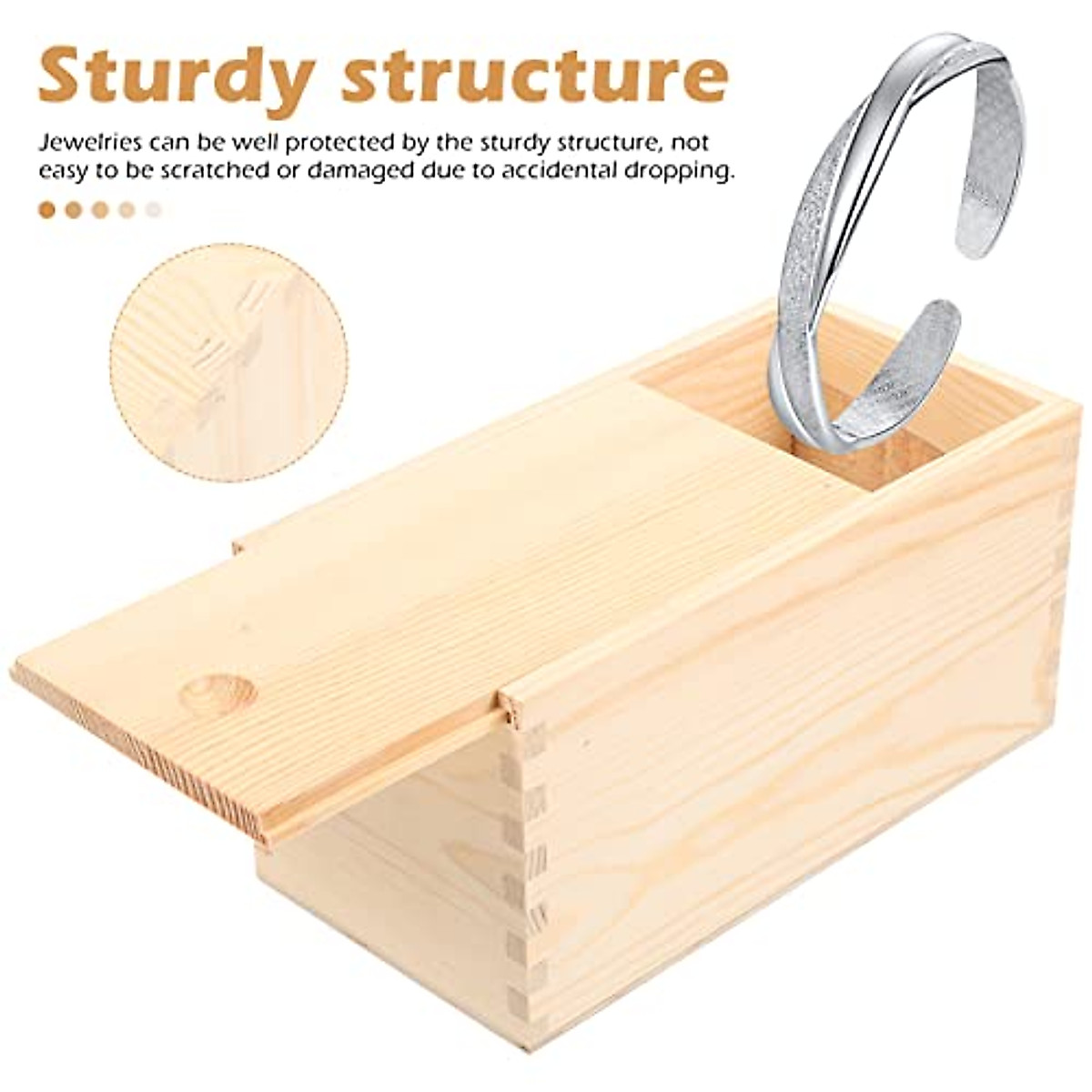 Box Box Pull Out Wooden Box Wooden Jewelry Organizer Decorative Storage Case Wooden Jewelry Holder Wood Jewelry Case Sundries Storage Case Decorative Jewelry Case Jewelry Container