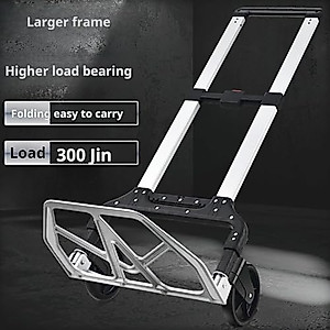 yoakaiax Multifunctional Folding Shopping Cart with Storage Bag Strong Load-Capacity Portable Personal Collapsible Grocery Cart with Swivel Wheels Black Black