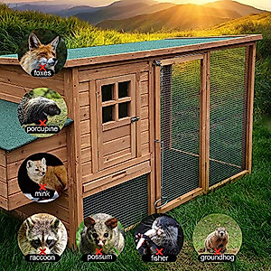 48'' x 100' 1/2inch Hardware Cloth Galvanized Welded Cage Wire, 19 Gauge Hardware Cloth Wire Metal mesh, Poultry Netting Square Chicken Snake Fencing Gopher Fence Racoons Rabbit Pen Gutter