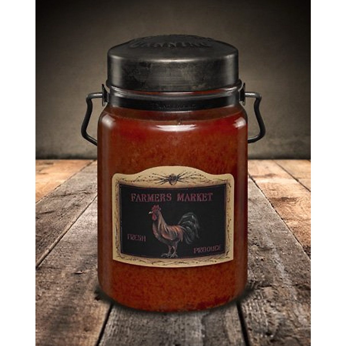 McCalls Candles | Farmers Market | Highly Scented & Long Lasting | Classic Painted Label | Hand Crafted Metal Lid with Strap and Handle| Premium Wax & Fragrance | Made in The USA | 26 oz…