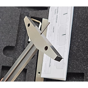 SWISEE Extended Measuring Claw Digital Depth Caliper Long Jaw Caliper ​Measuring Tool,Depth Gage Accuracy:0.0005"/ 0.01mm, Jaw Detachable(4"/100mm)