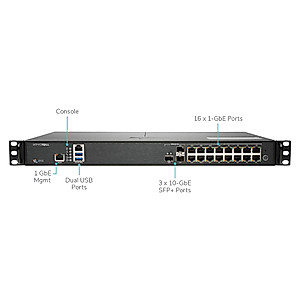 SonicWall NSA 2700 (02-SSC-4324) Bundled with a SonicWall 1YR 24x7 Support for NSA 2700 Series (02-SSC-6899)