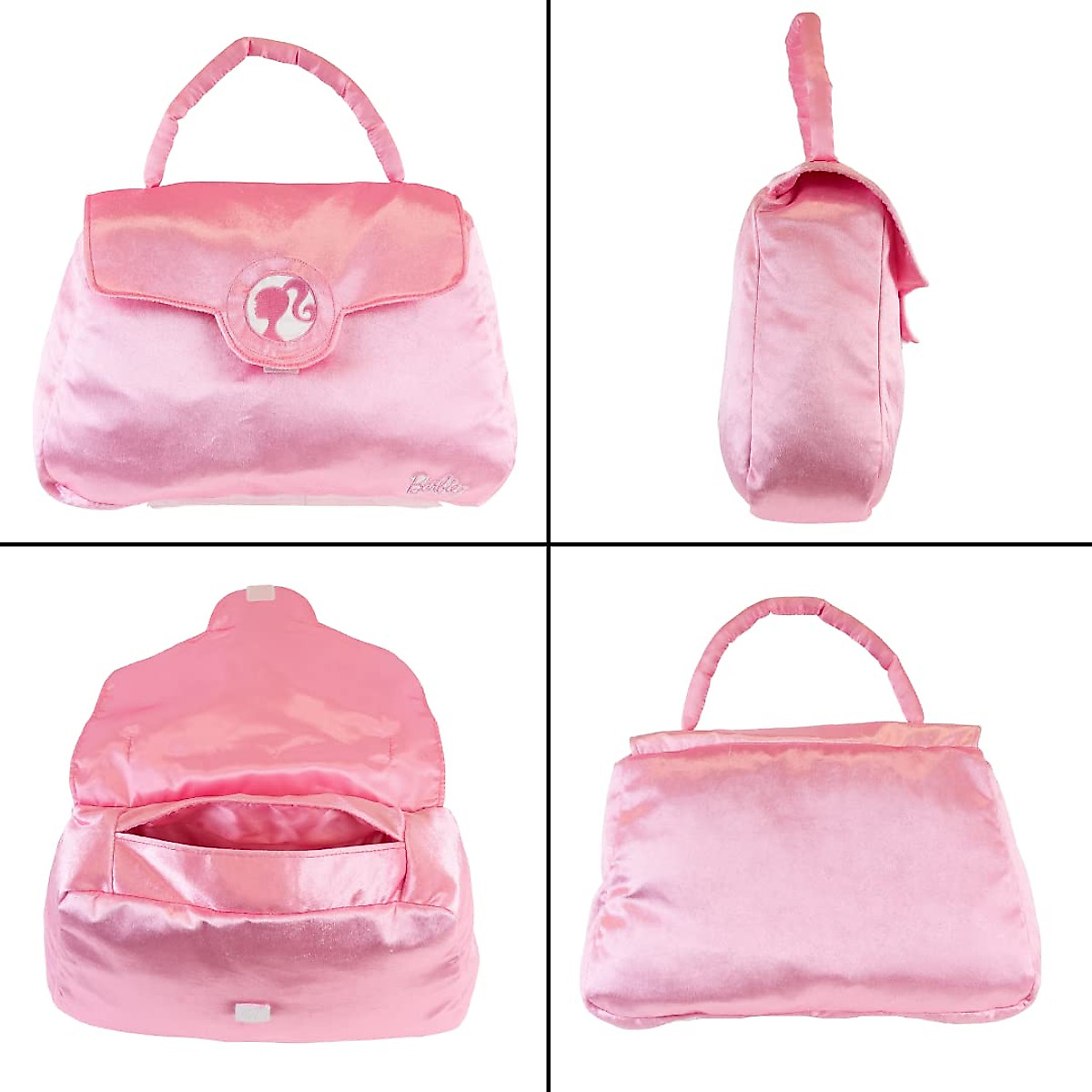 Franco Barbie Purse Pillow Bedding Super Soft Plush Pink Purse/Bag Shapped Cuddle Pillow Buddy, (100% Official Licensed Barbie Product)