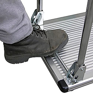 Global Industrial Folding Platform Truck, Aluminum, 29 x 19, 400 lb. Capacity