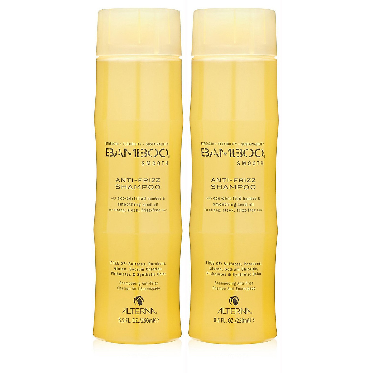 Bamboo Smooth Anti-Frizz Shampoo, 8.5-Ounce (2-Pack)