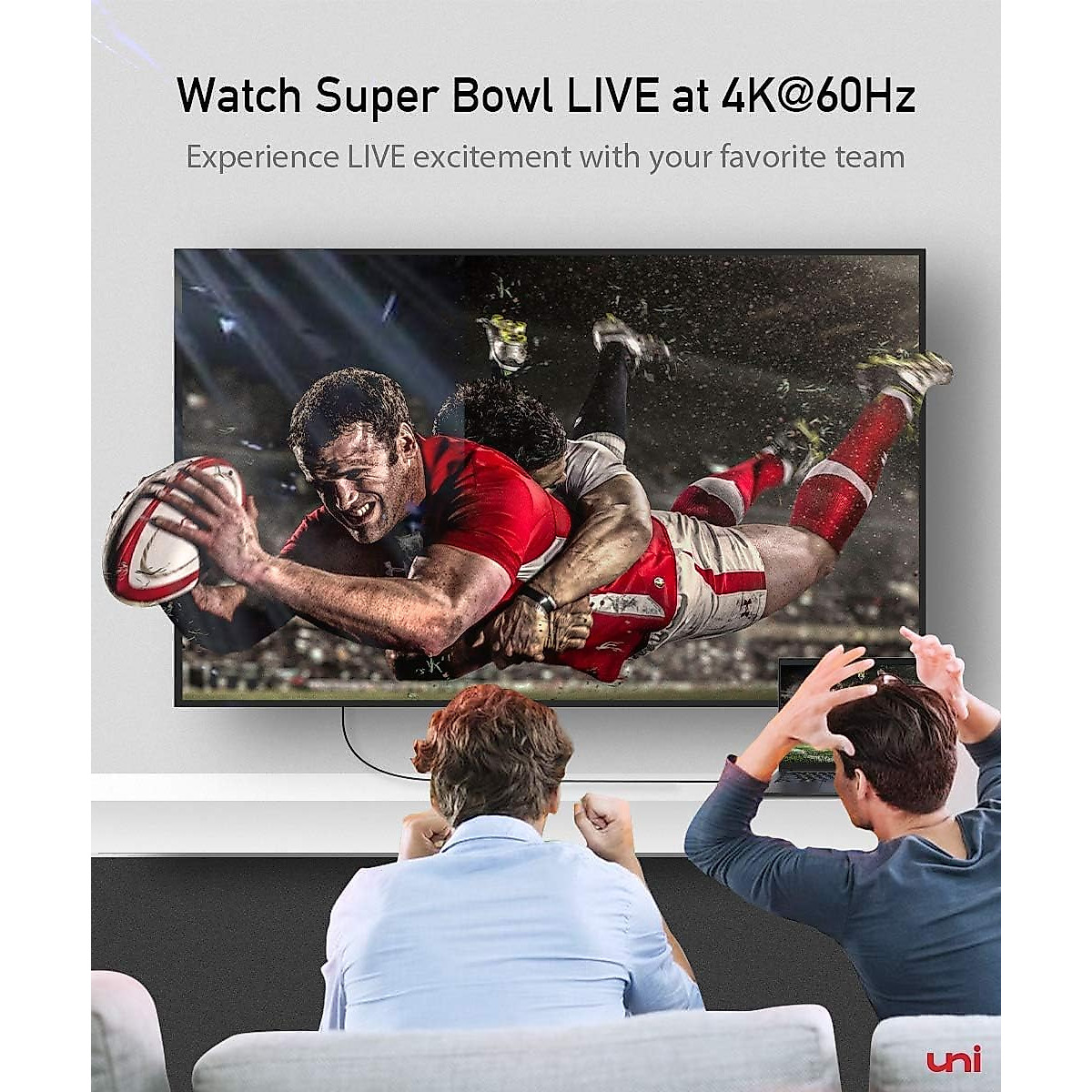 uni USB C to HDMI Cable 6ft-2 Pack 4K@60Hz, USB Type C to HDMI Cable [Thunderbolt 3 Compatible] for MacBook Pro/Air, iPad Pro, Surface Book 2, Galaxy S23, and More