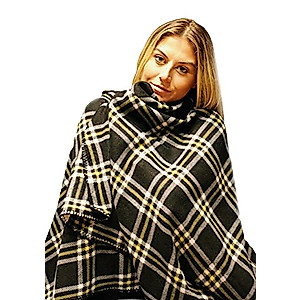 12 Pack of Bulk Soft Fleece Blankets 50 X 60, Light Weight, Cozy Warm Throw Blanket Sofa Travel Outdoor, Wholesale (50 X 60, 12 Pack Black Plaid)