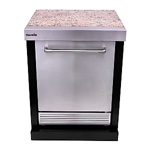 Char-Broil 463246518 Medallion Series Modular Outdoor Kitchen Refrigerator, Silver