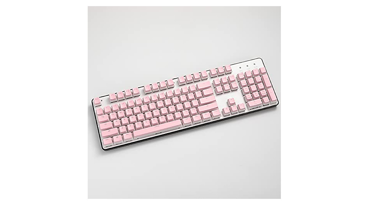 Redragon A130 Pink Pudding Keycaps - Customizable RGB Keys